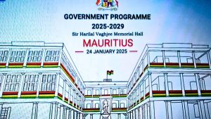 President Dharam Gokhool Unveils Comprehensive Program Speech for 2025-2029